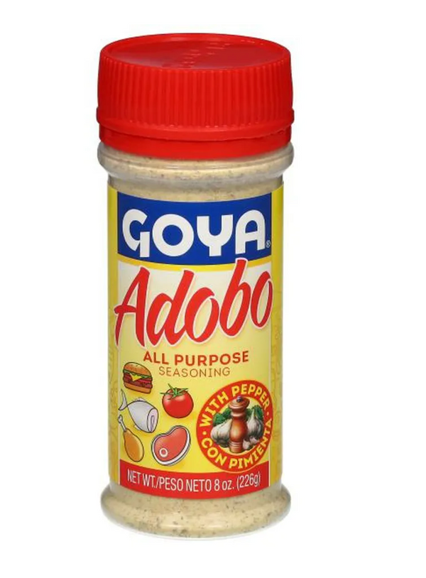 Goya Adobo All Purpose Seasoning with Pepper 8 oz – Amigo Foods