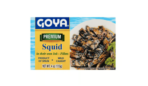 Goya Premium Squid in their own Ink Fillets - Calamares en su Tinta Fi ...