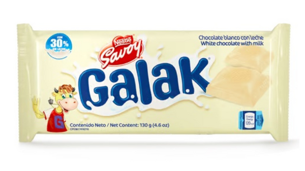 Nestle Savoy Galak White Chocolate Net Wt 130g – Amigo Foods