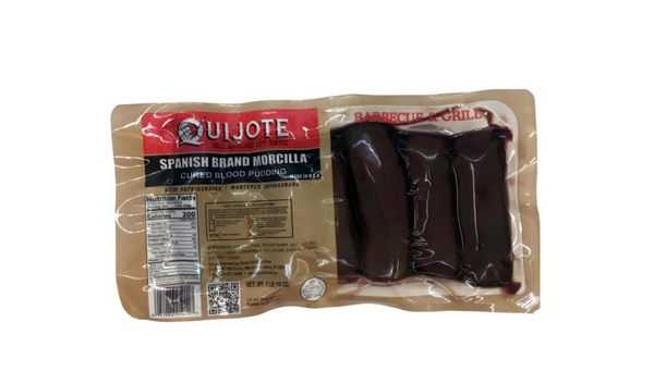 Quijote Spanish Brand Morcilla - Cured Blood Pudding 16 oz – Amigo Foods