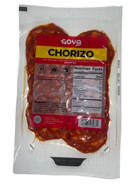 Goya Sliced Chorizo 3 oz – Amigo Foods