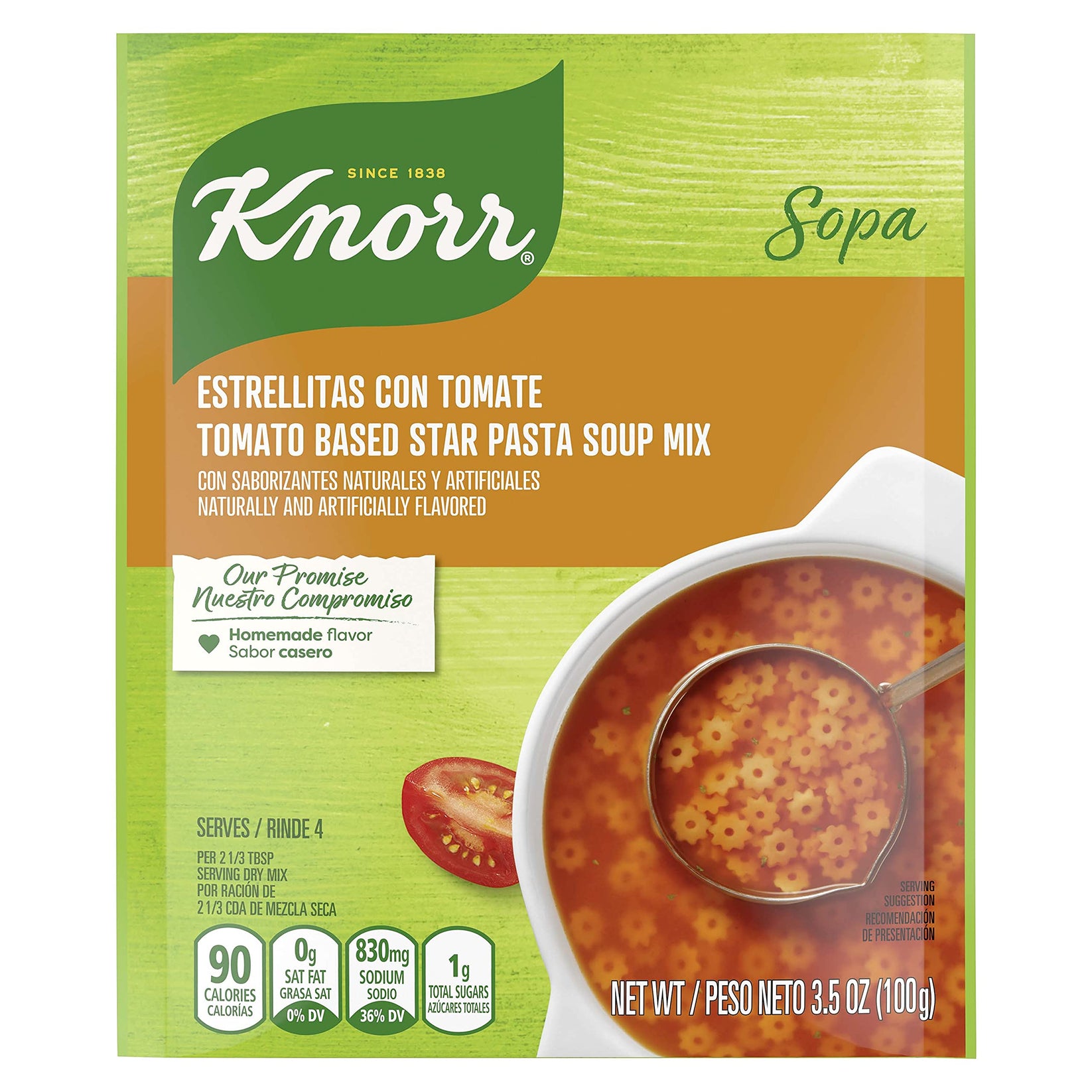 Knorr Sopa de Estrellitas con Tomate 3.5 oz – Amigo Foods